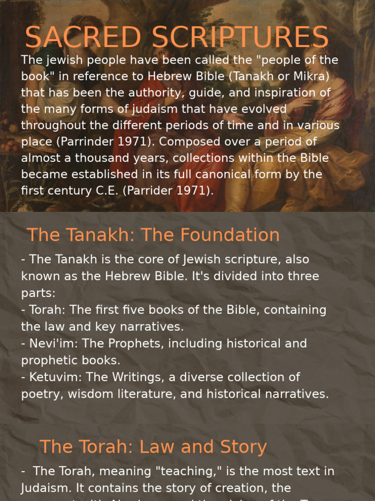 Sacred Scriptures | PDF