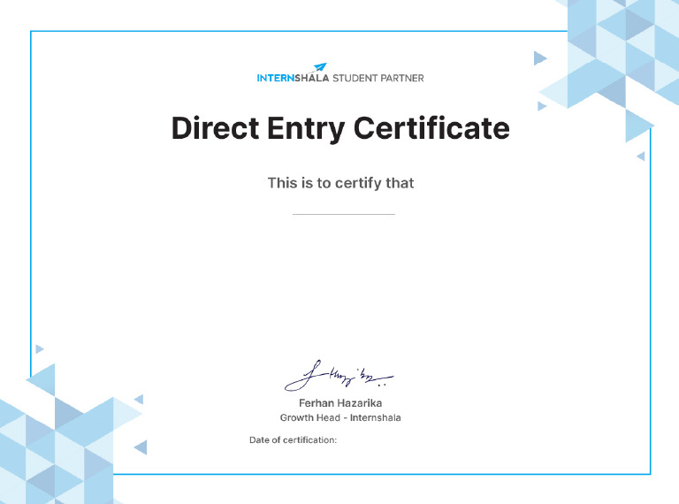 ISP 44 - Direct Entry | PDF