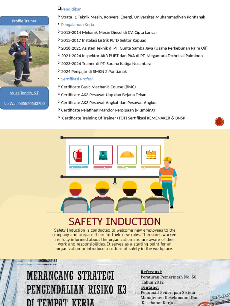 Merancang Strategi Pengendalian Risiko K3 Ditempat Kerja | PDF