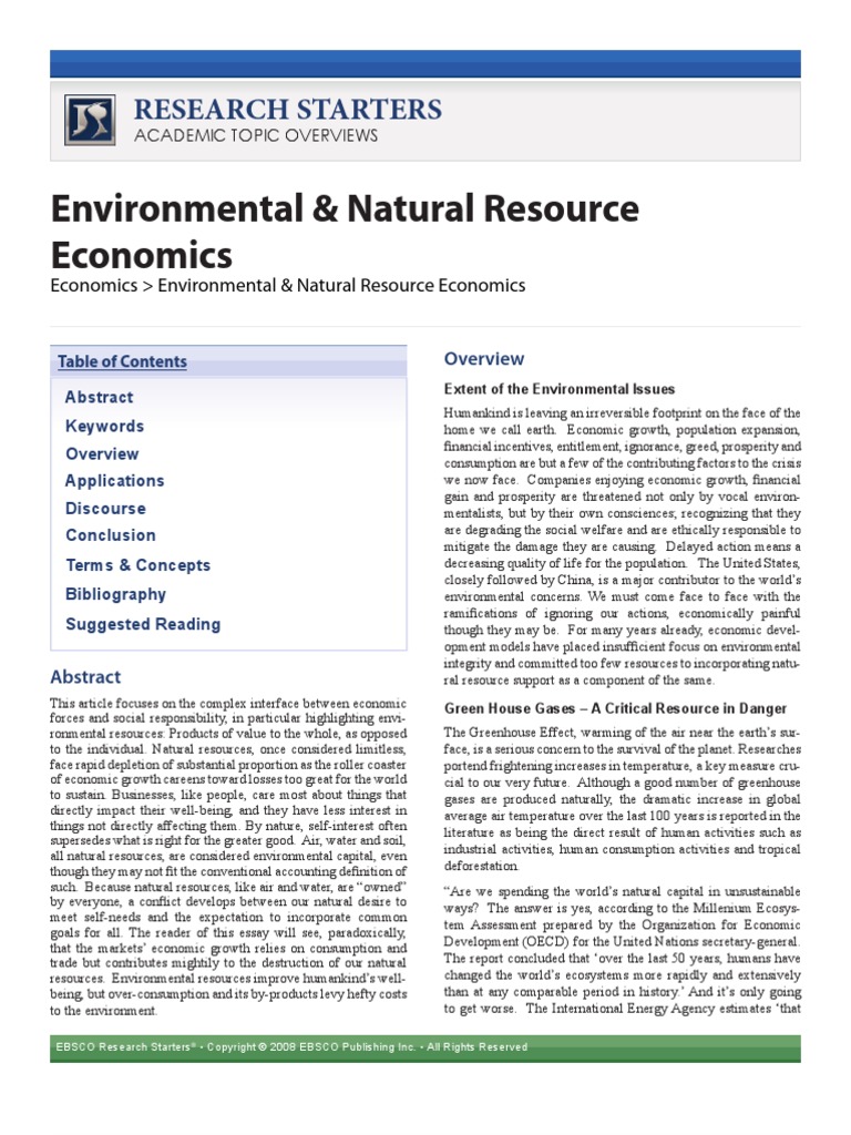 Environmental & Natural Resource | PDF | Emissions Trading | Greenhouse ...