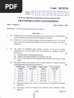 Transportation Engineering Notes | PDF | Road Surface | Transport