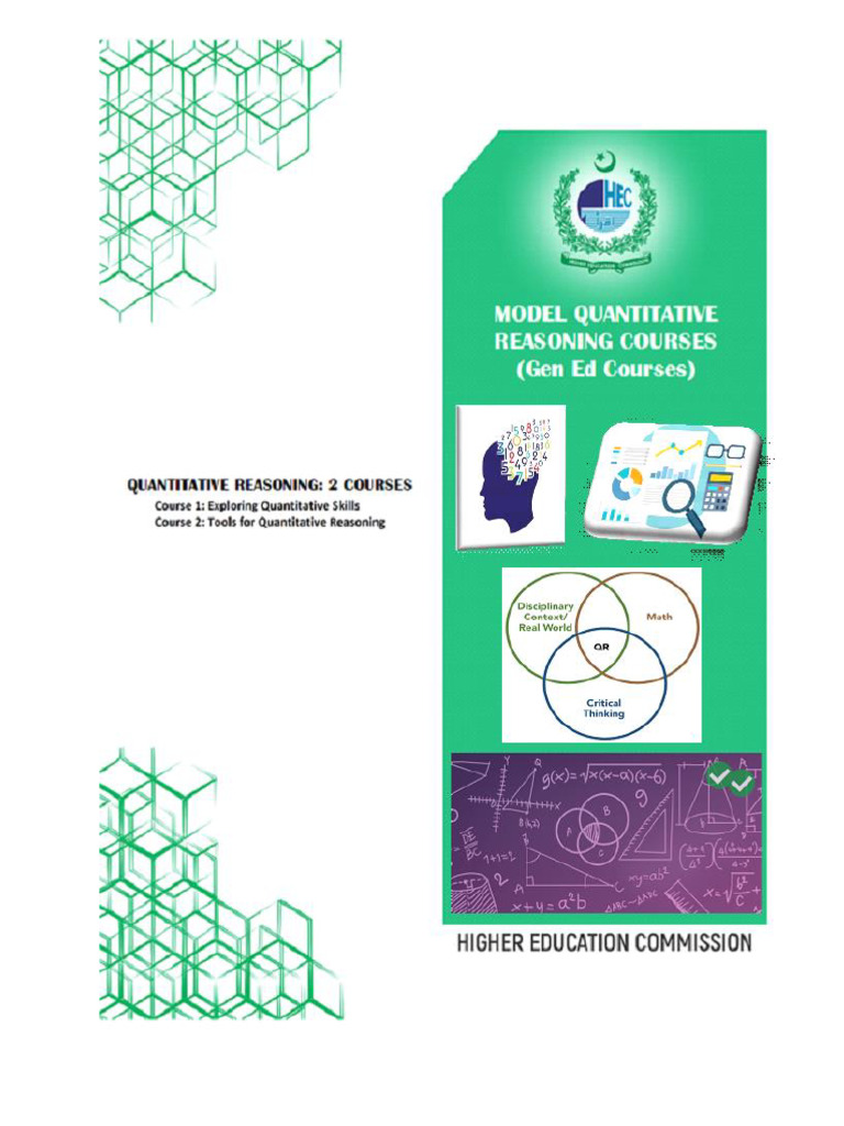Quantitative Reasoning Course Outline - Sept 2021 - HEC | PDF
