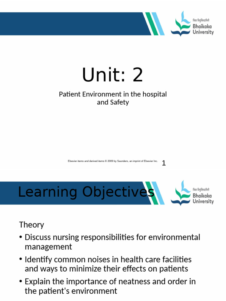 Patient Environment and Safety Guidelines | PDF | Humidity ...