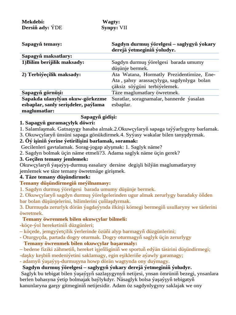 7kl 1çärýek | PDF