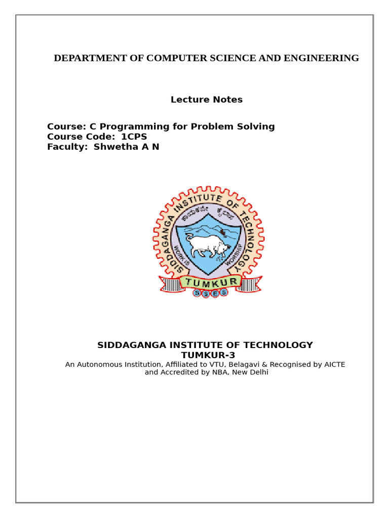 CPS Notes | PDF