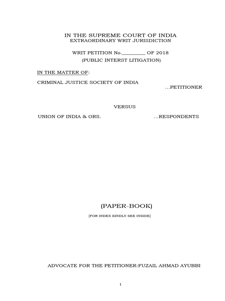 Section 375 Petition | PDF