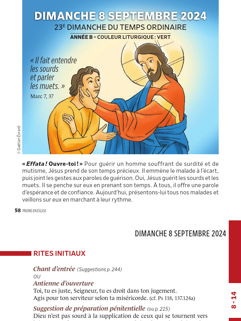 Pri Liturgie-Dimanche 20240908 | PDF