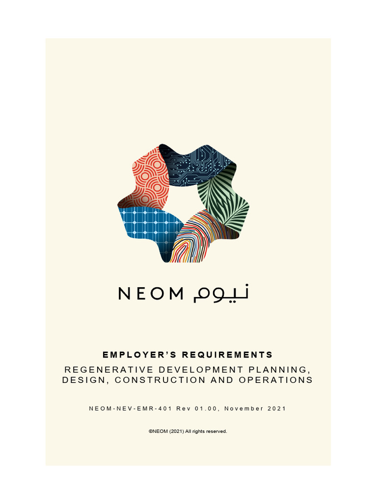 NEOM-NEV-EMR-401-01.00-Employers Requirements - Design, Construction, Operation | PDF