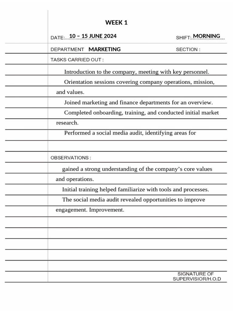 Logbook | PDF
