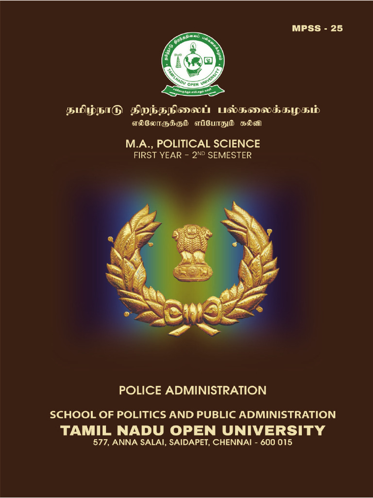 MPSS 25 | PDF | Police | Social Science