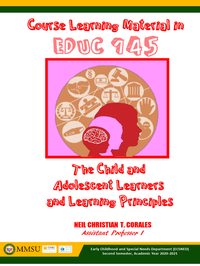 EDUC 145 Module 1 Unit 1 | PDF | Adolescence | Adults