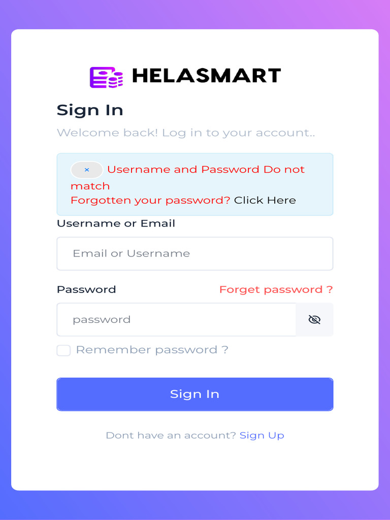 Login Helasmart | PDF