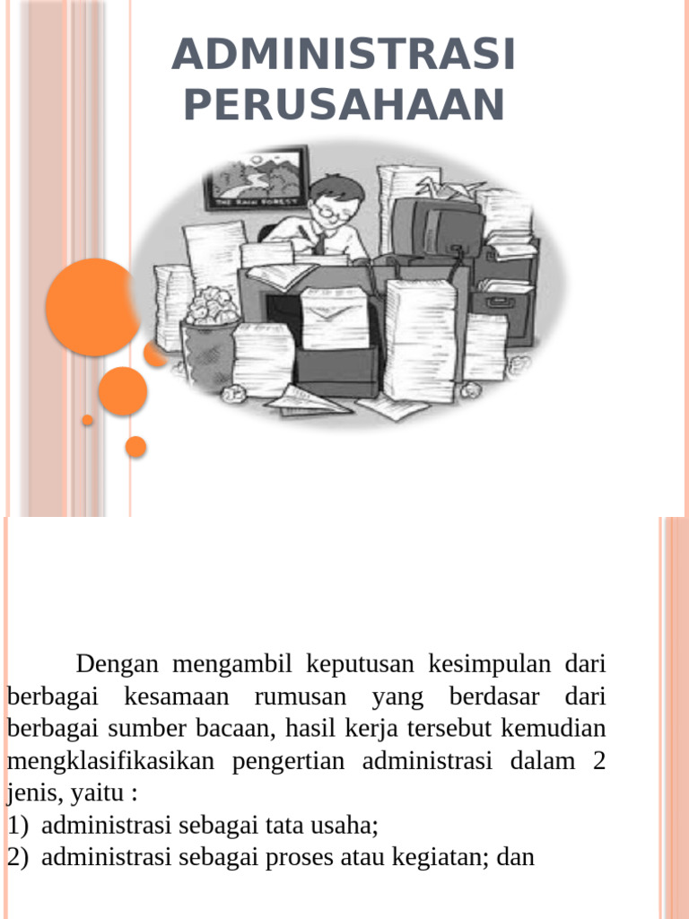 Administrasi Perusahaan 1 | PDF