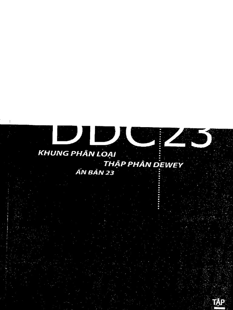 DDC 23 TIẾNG VIỆT | PDF