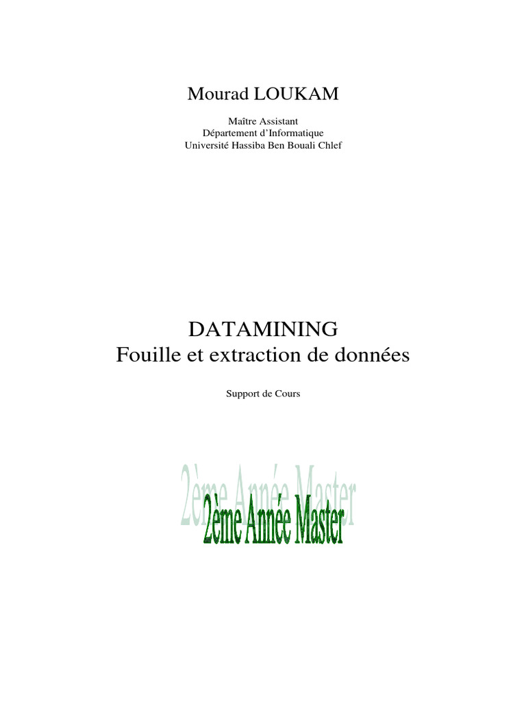Datamining - UHbc | PDF
