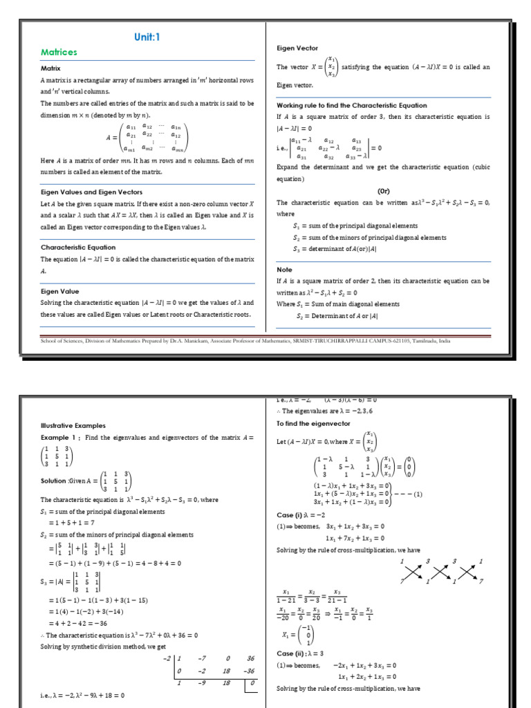 Unit 1 Final Notes | PDF