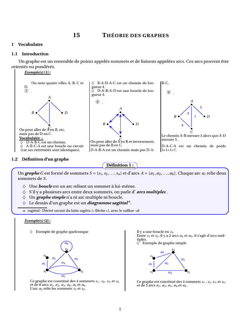 CO Theorie Des Graphes Corrige | PDF