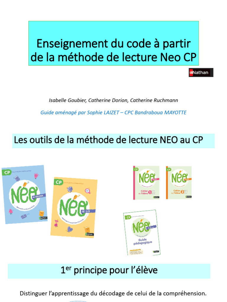 Neo Aménagé CP Format Séance-Sophie Laizet | PDF