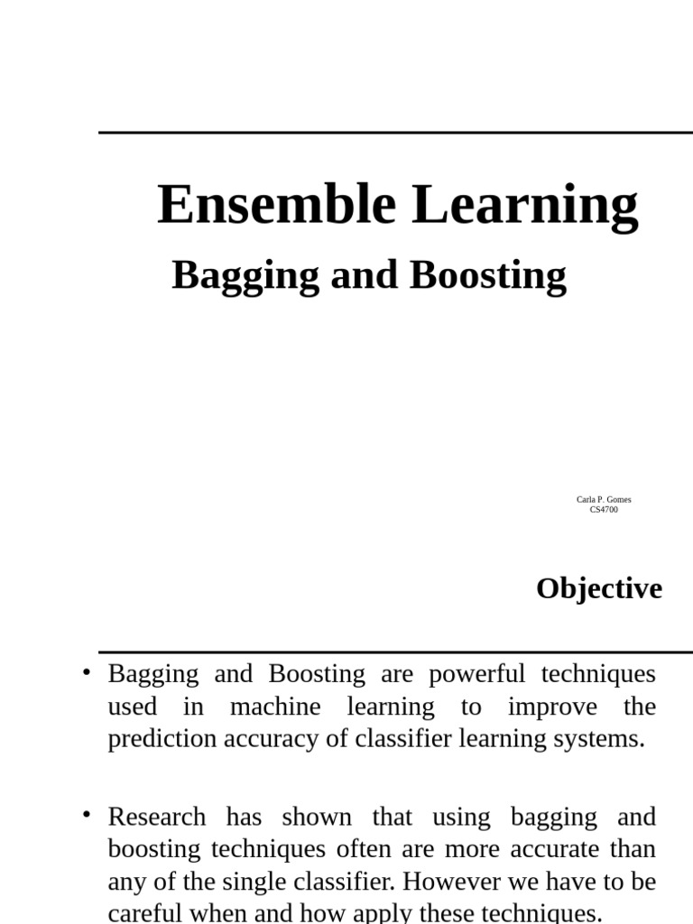 Ensemble Learning | PDF
