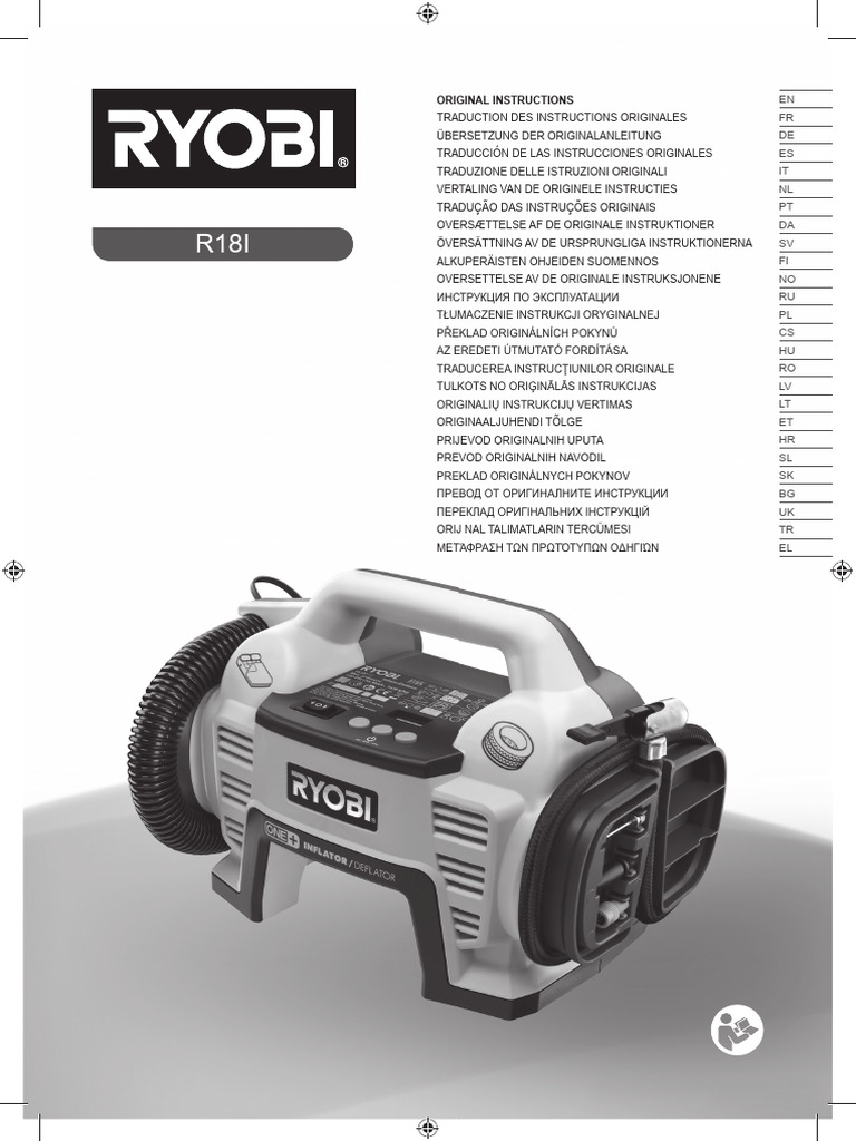 Ryobi - Compresseur R18I-UM-EU-v4 | PDF