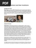 Filipino Inventors and Their Inventions | PDF