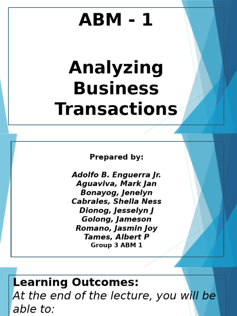 Abm 1 | PDF