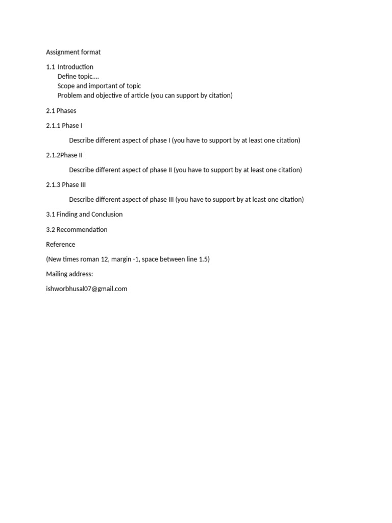 Format Of Assignment Pdf 3289