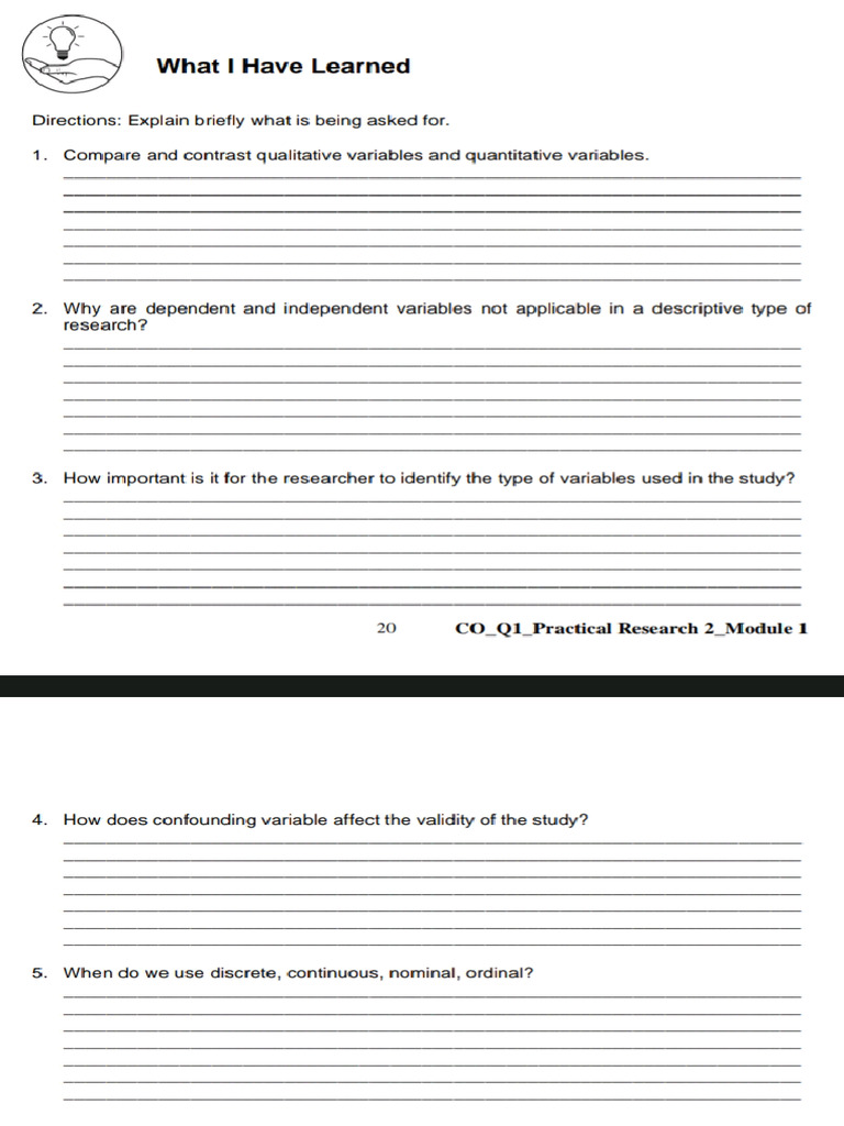 Activity q1 m1 Lesson 3 | PDF