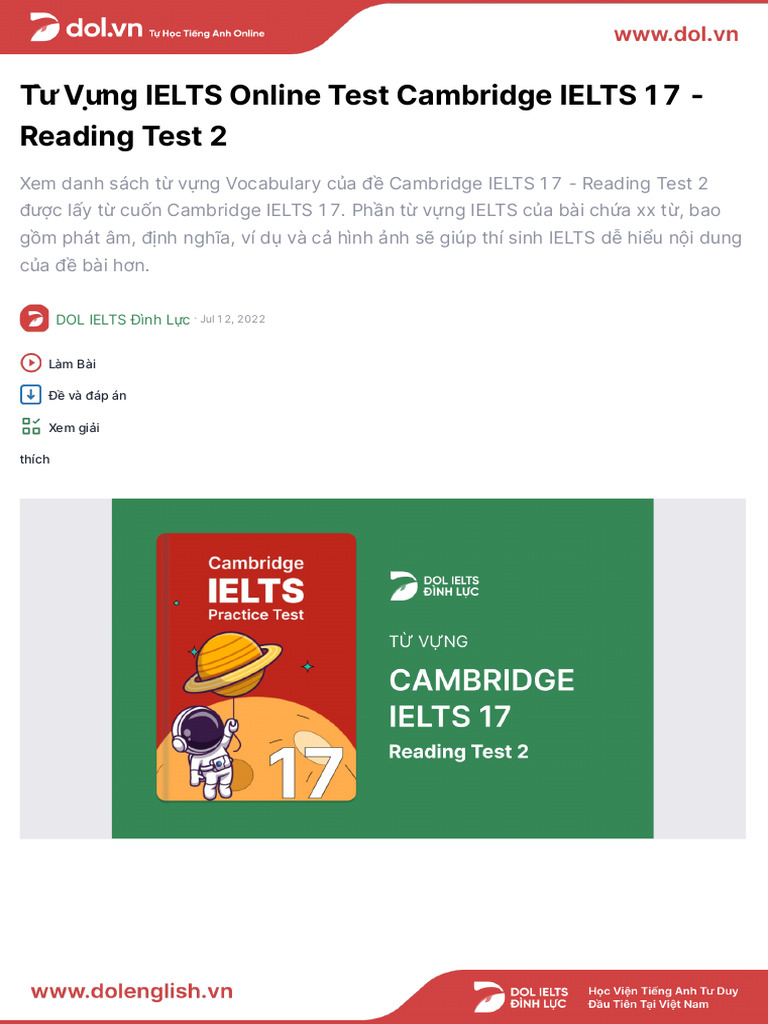 CAM17_-_Reading_Test_2 | PDF