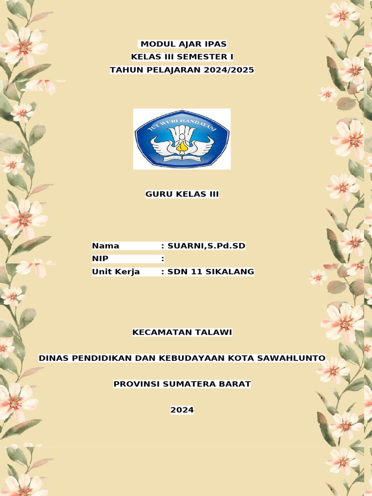 Modul Ajar Ilmu Pengetahuan Alam Dan Sosial (IPAS) - MARI KENALI HEWAN ...