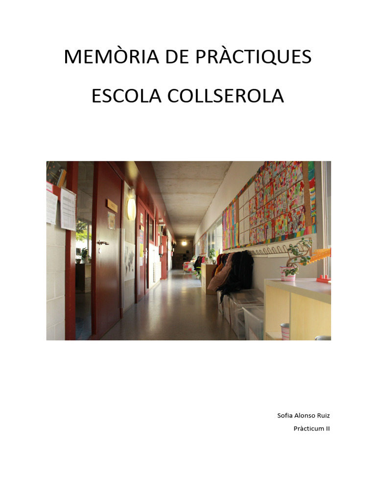 Memòria de Pràctiques | PDF