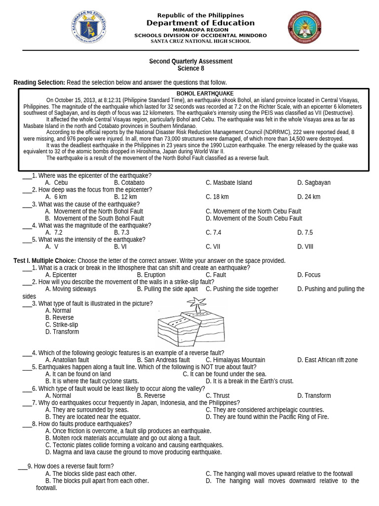 2nd Quarter Examination | PDF