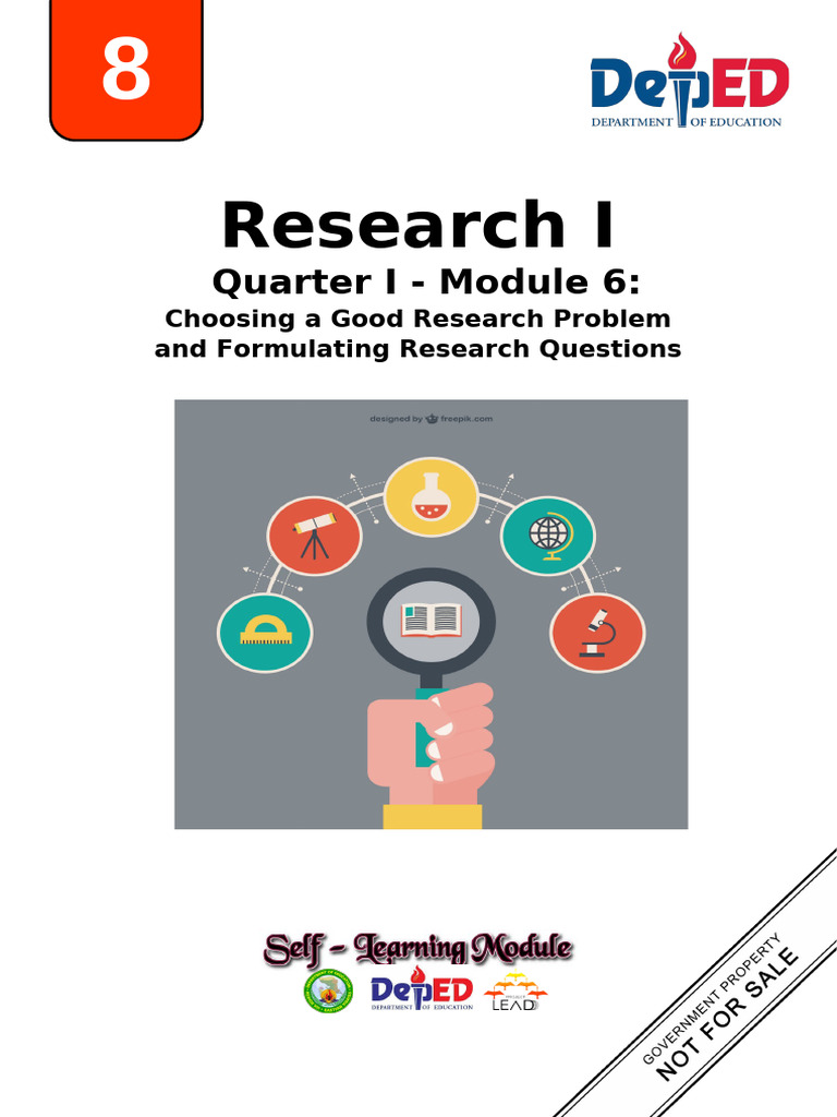 Research I Q1 Module 6 Choosing A Good Research Problem and Formulating ...