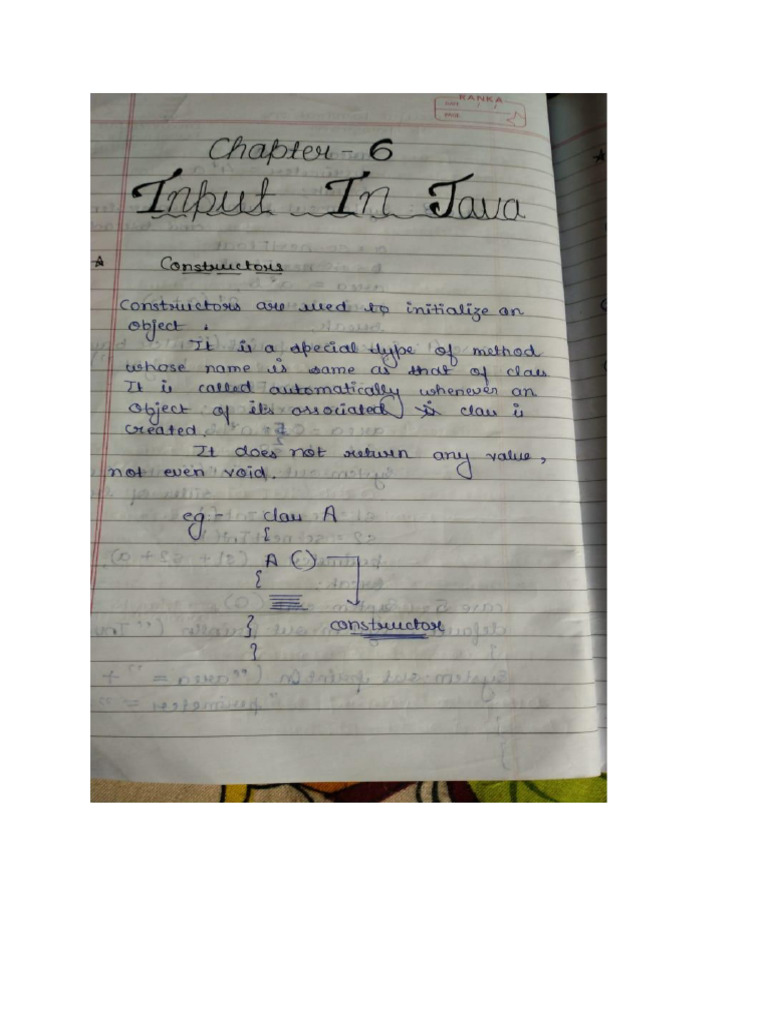 Chapter 6 - Input in Java | PDF