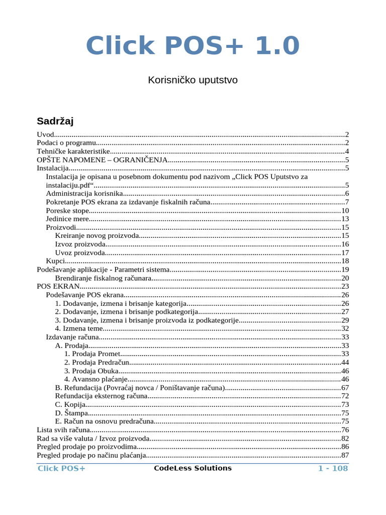 Kako prebaciti RSD na latinicu u Click POS | PDF