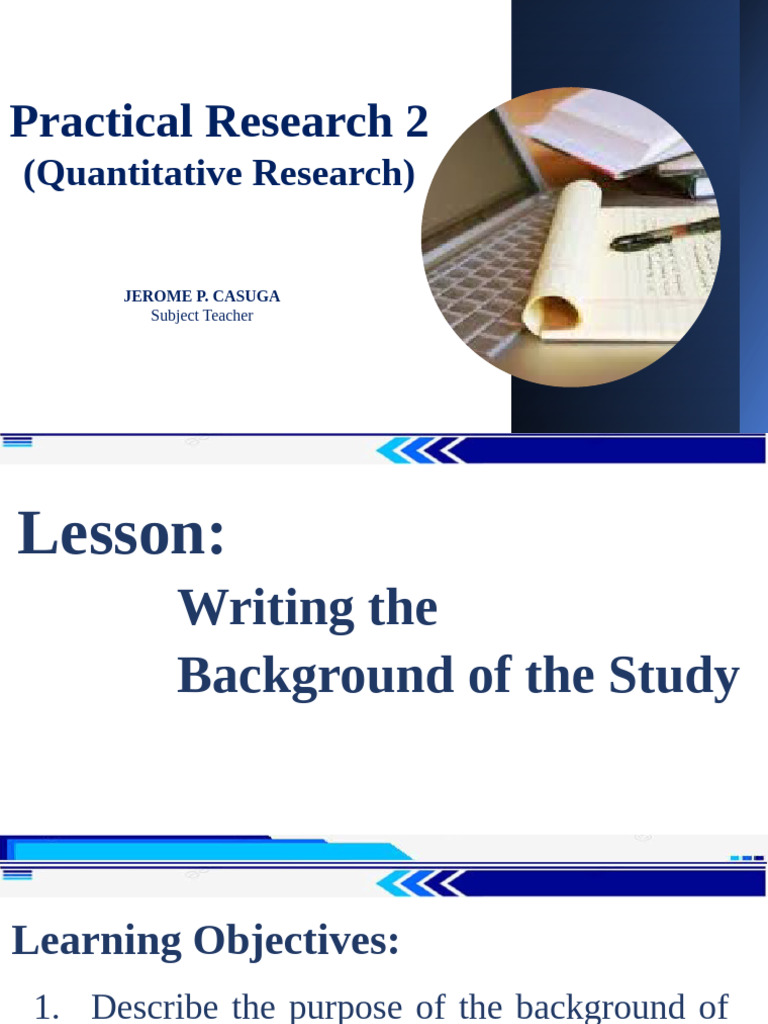Writing Background of The Study | PDF