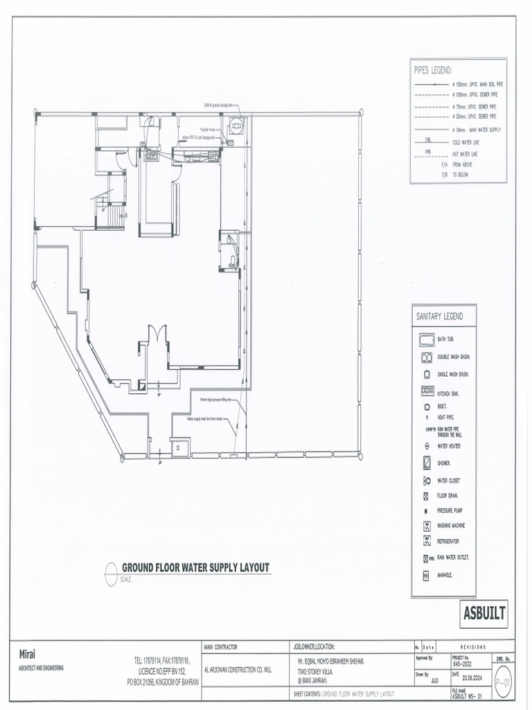 Asbuilt - Drainage - Bni Jamraa | PDF