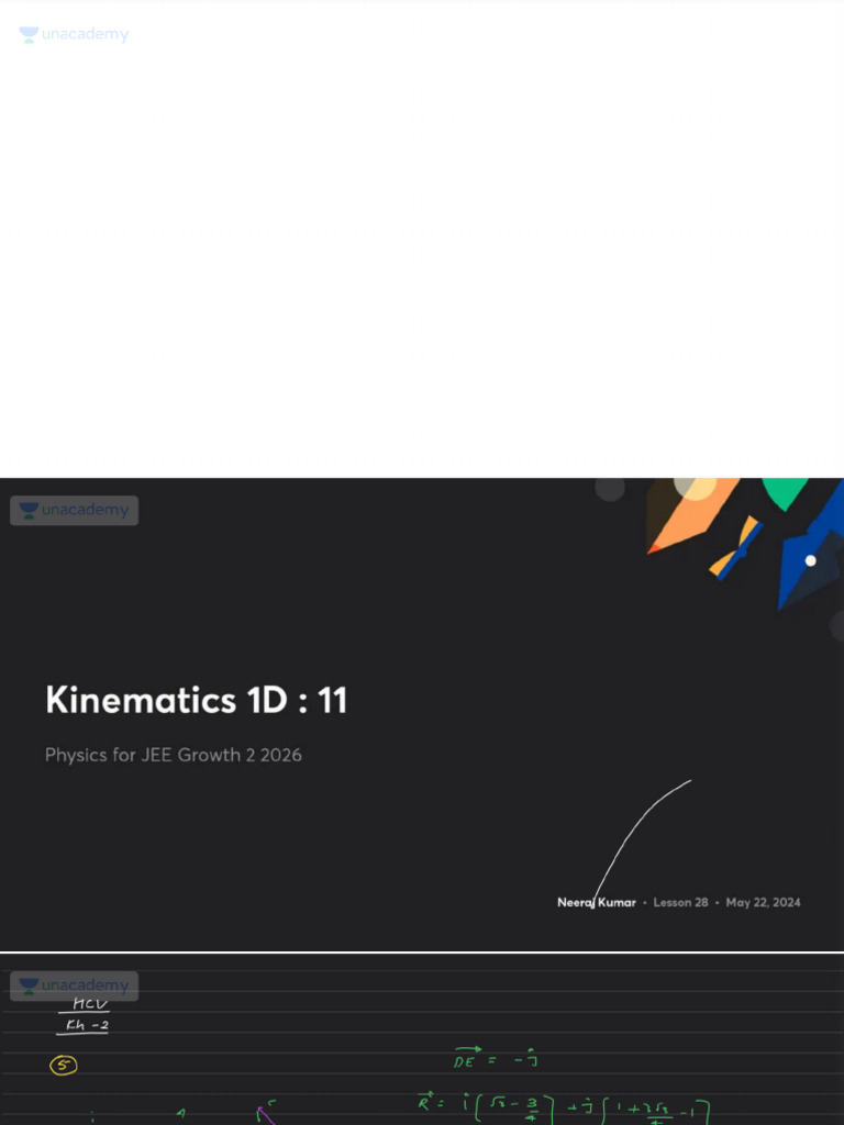 Kinematics 1D 11 With Anno | PDF