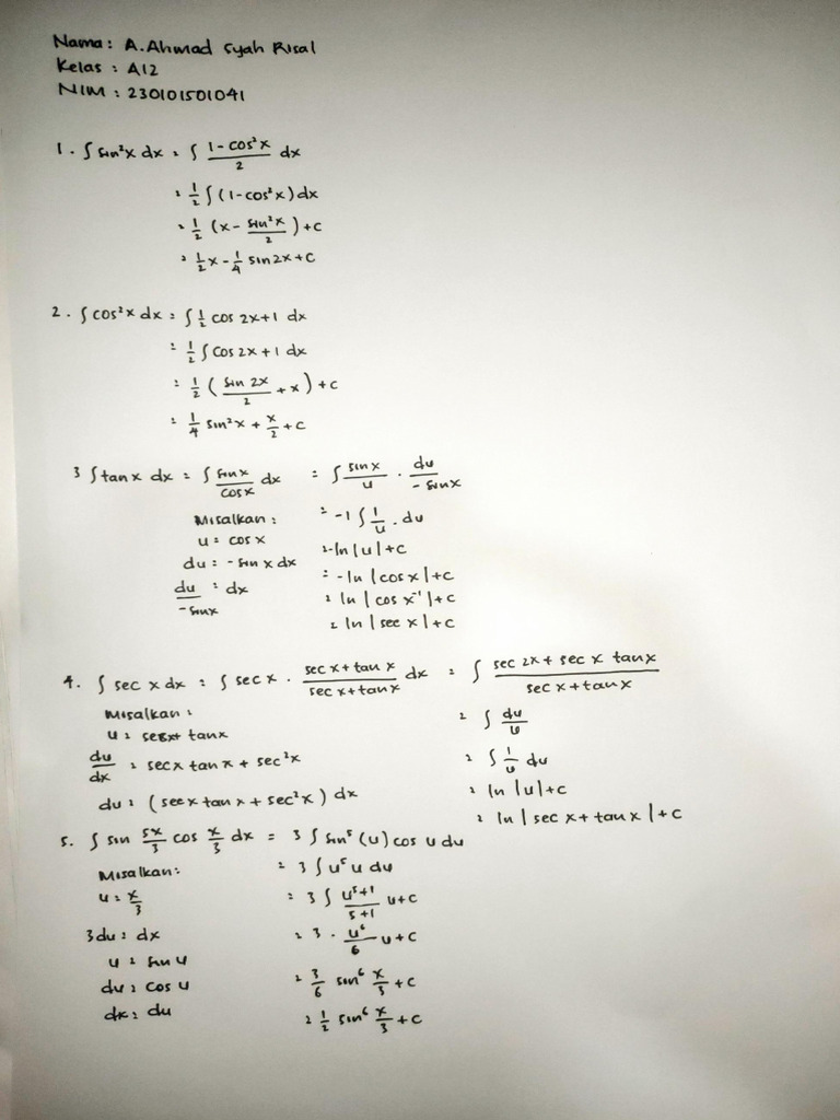 Kalkulus Integral | PDF