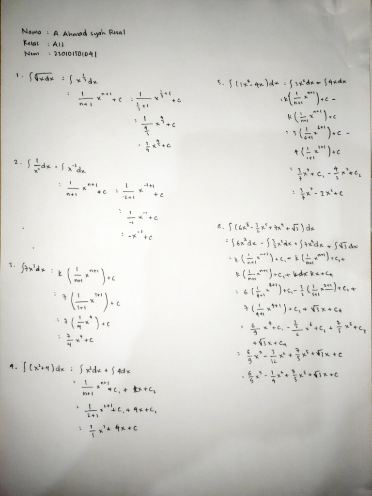 Kalkulus Integral | PDF
