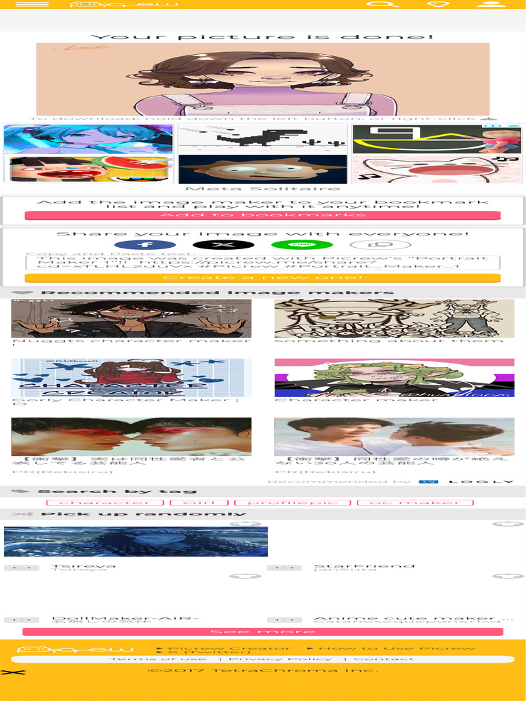 Portrait Maker 1 Picrew | PDF