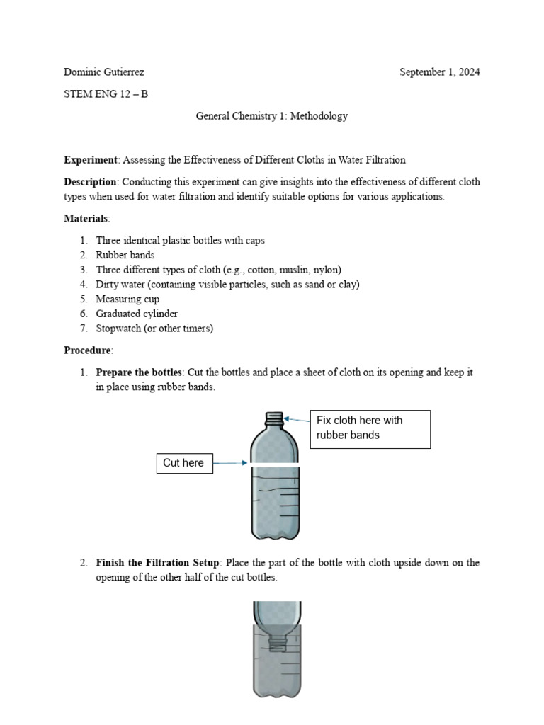 General Chemistry 1, Methodology | PDF