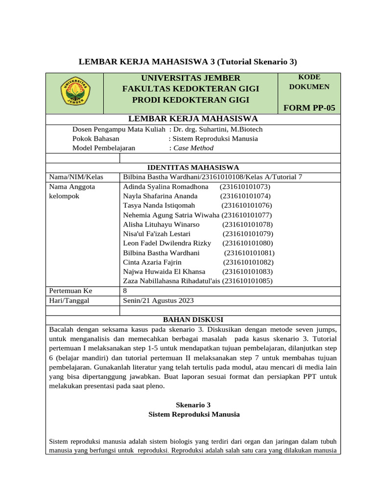LKM Skenario 3 Step 1-5 | PDF