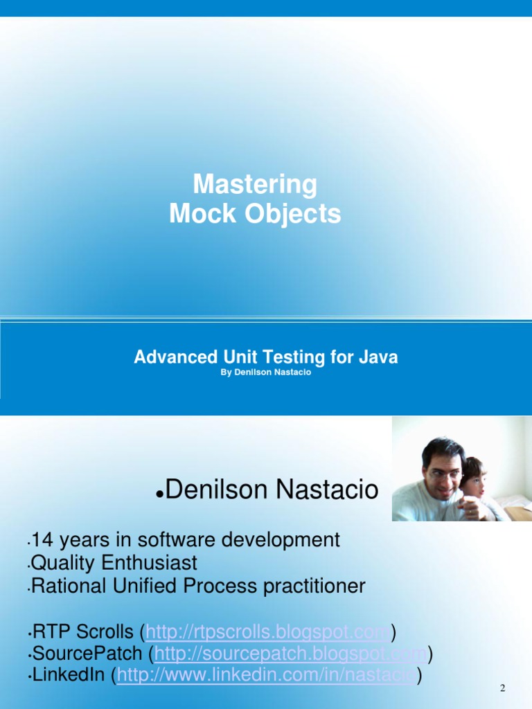 Java Mocking for Developers | PDF | Unit Testing | Method (Computer ...