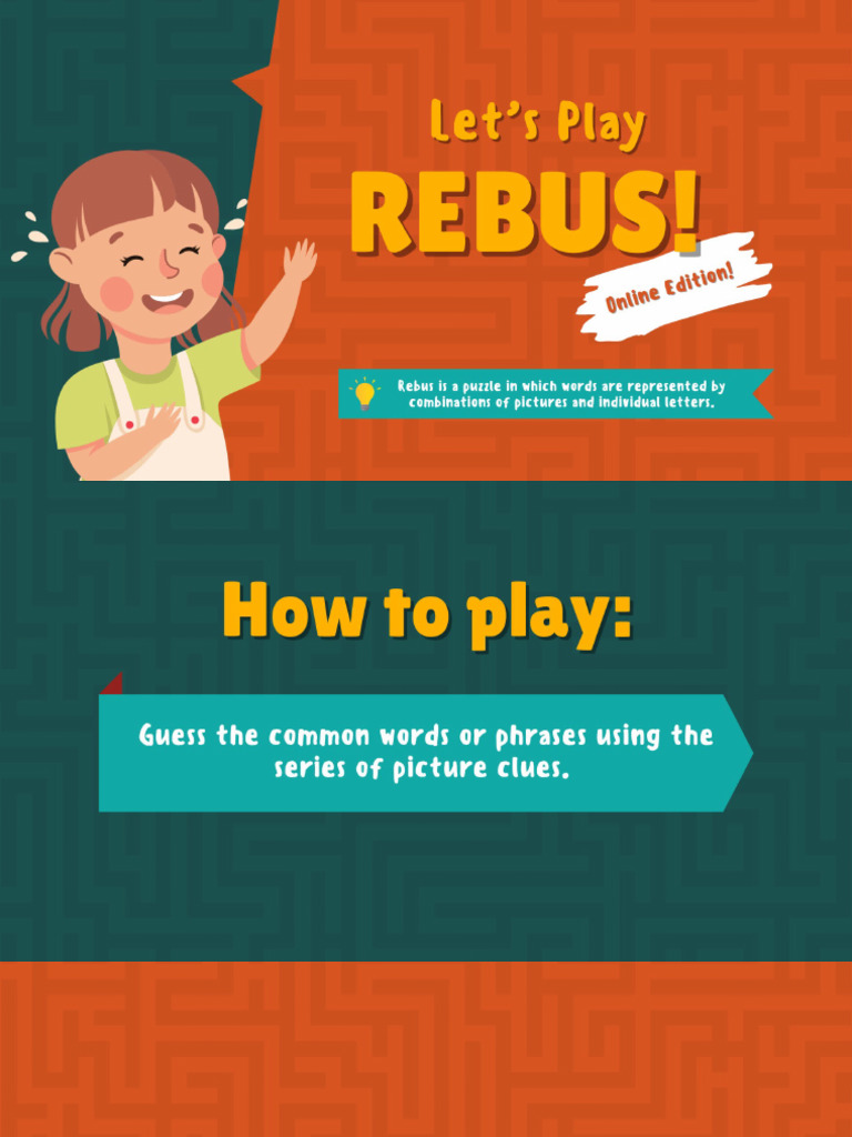 Rebus Interactive Game (Yth) PPT V! | PDF