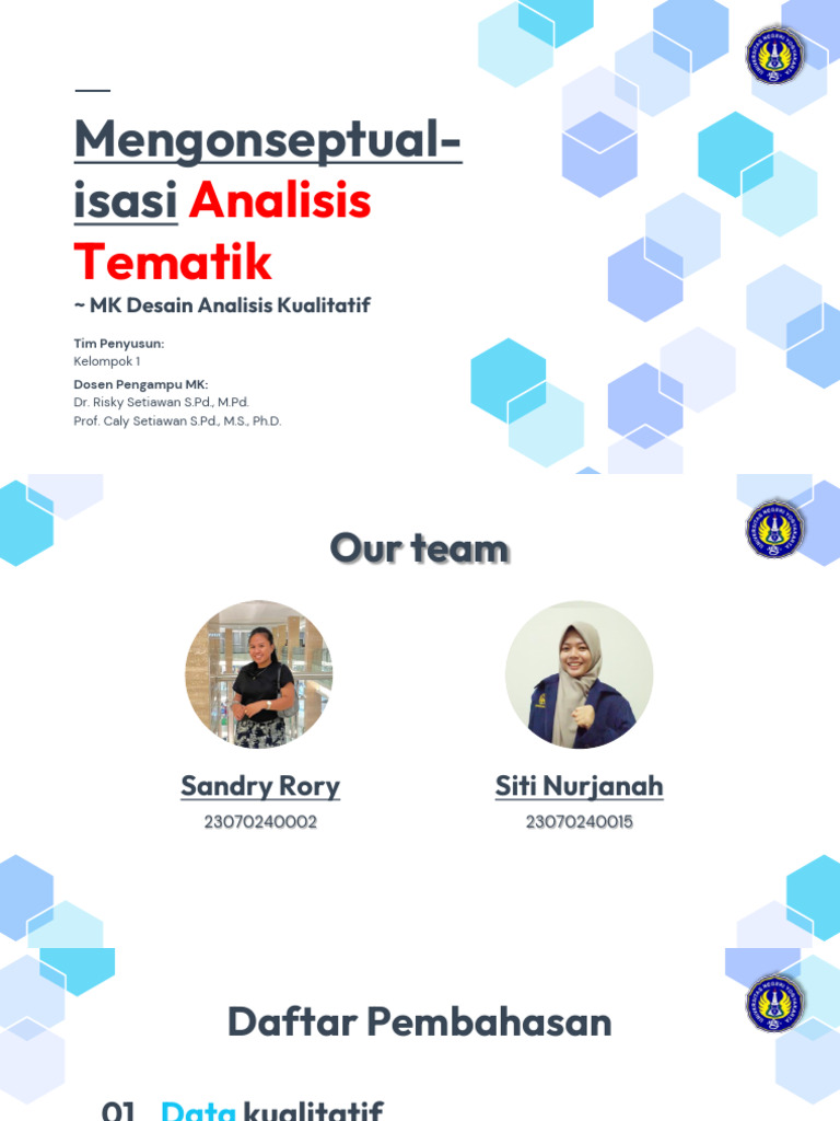 Presentasi Kelompok 1 | PDF