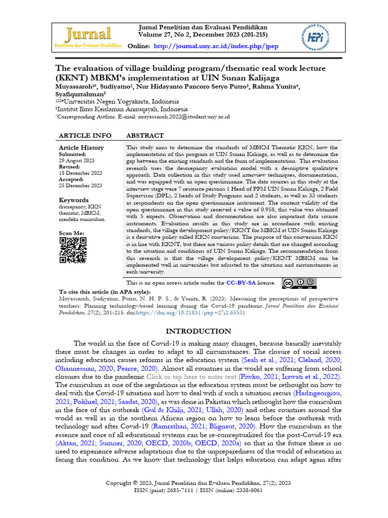 Artikel JPEP 2023 | PDF