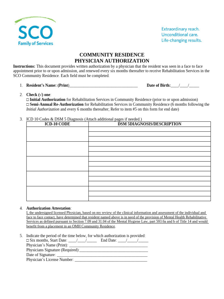 CR Physician Authorization 1 | PDF
