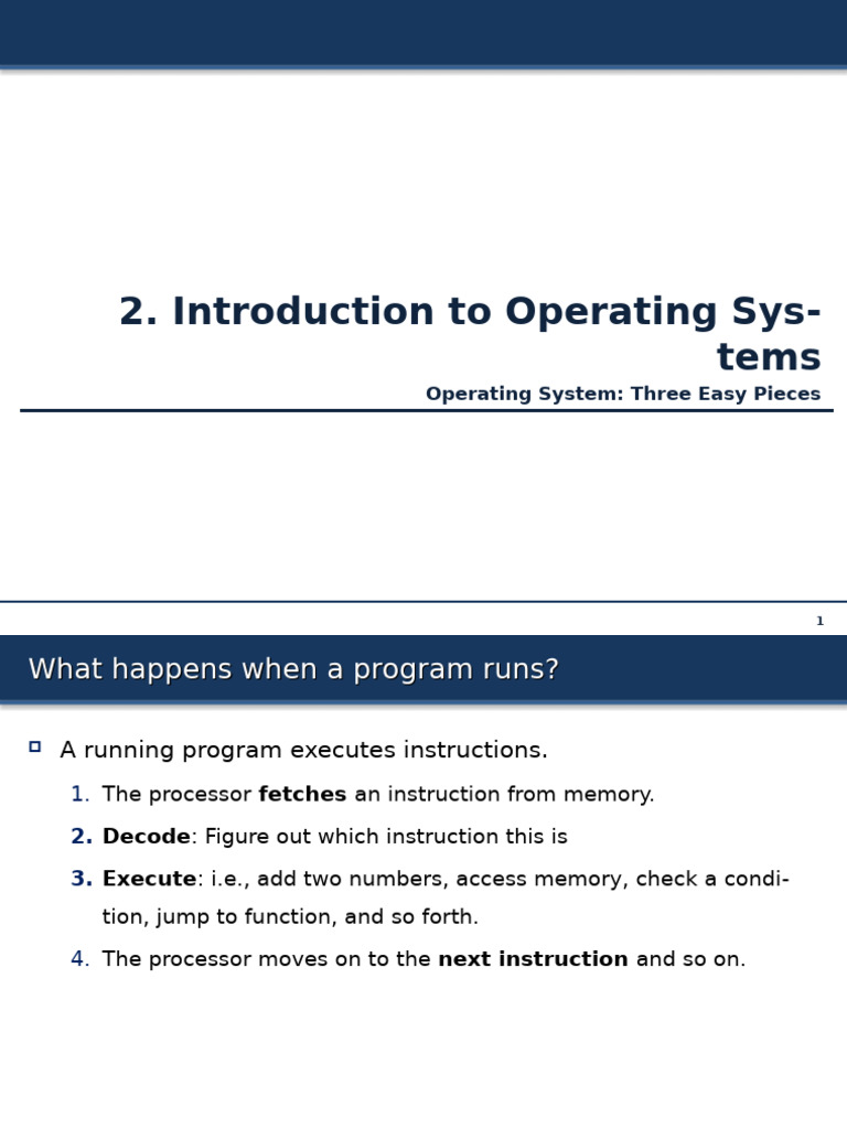 02.Introduction_to_operating_system | PDF