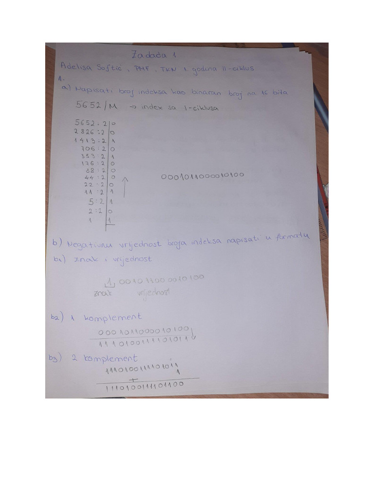 Zadaca 1 | PDF